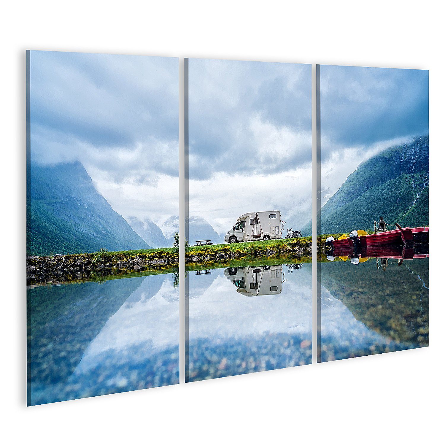 islandburner Leinwandbild Bild auf Leinwand Familienurlaub Reise Rv Urlaub Reise im Wohnmobil Wo