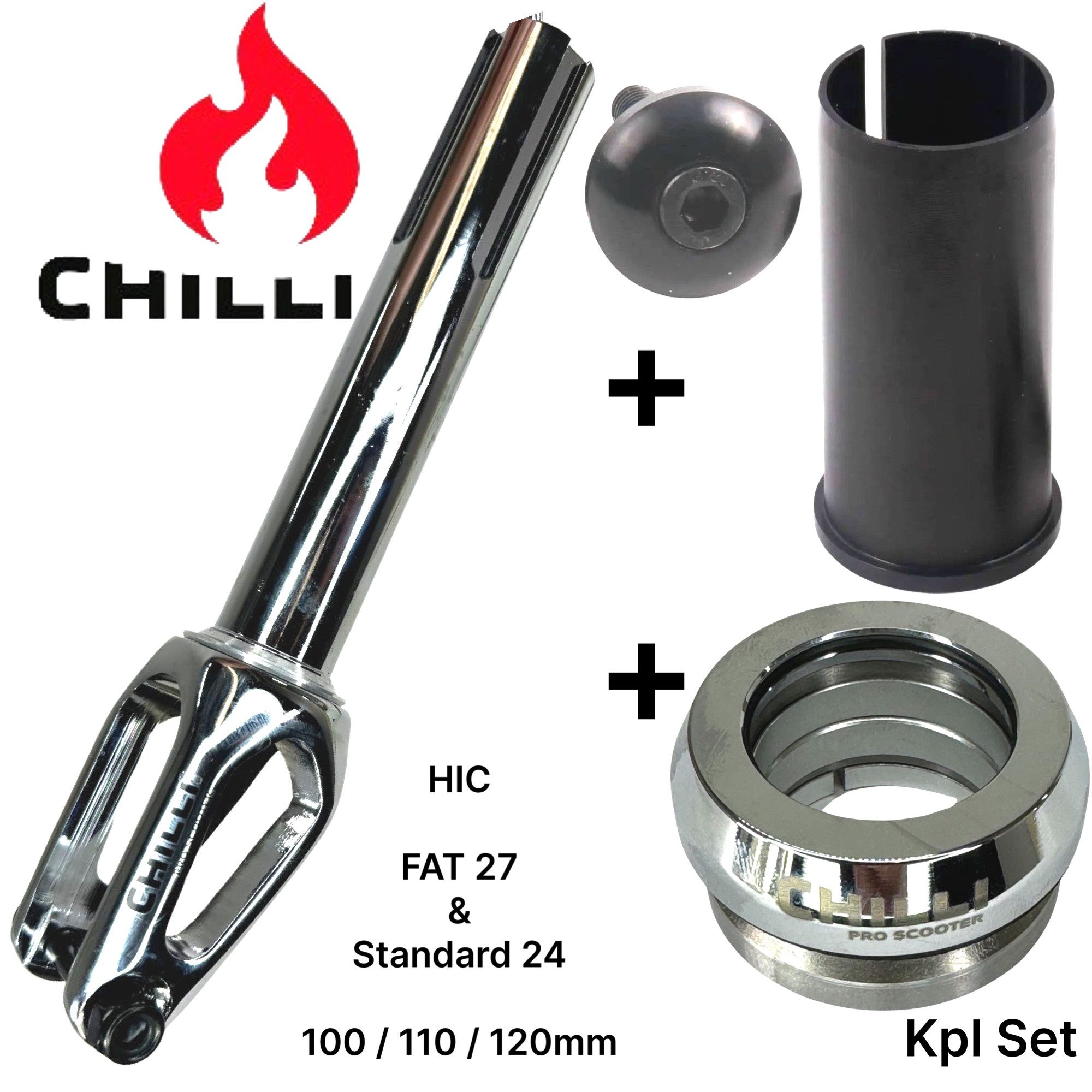 Chilli Stuntscooter Chilli Pro Scooters Slim Curt Stunt-Scooter Fork ...