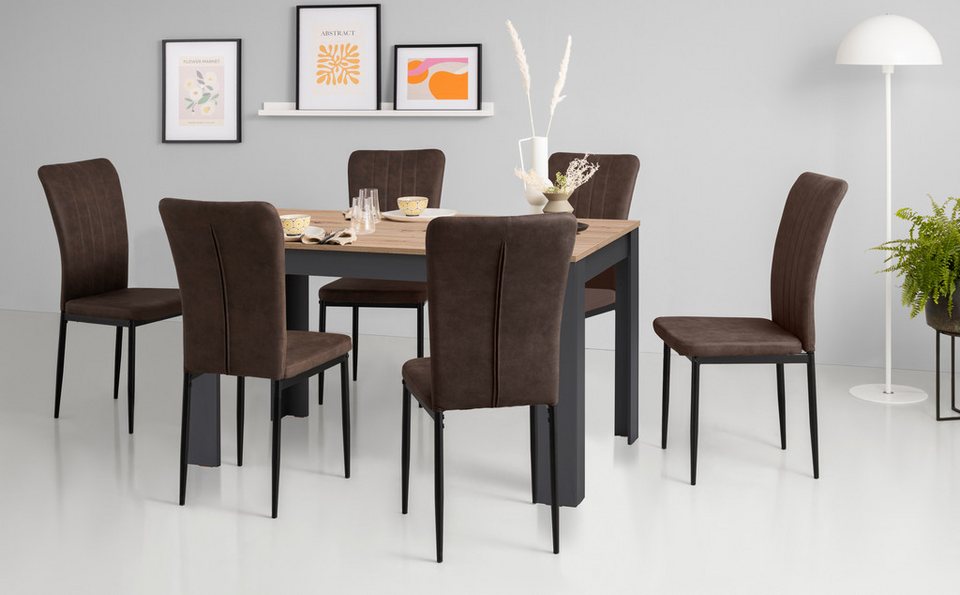 Home Affaire Essgruppe Bergamo Set 5 Tlg Moderne 5 Teilige