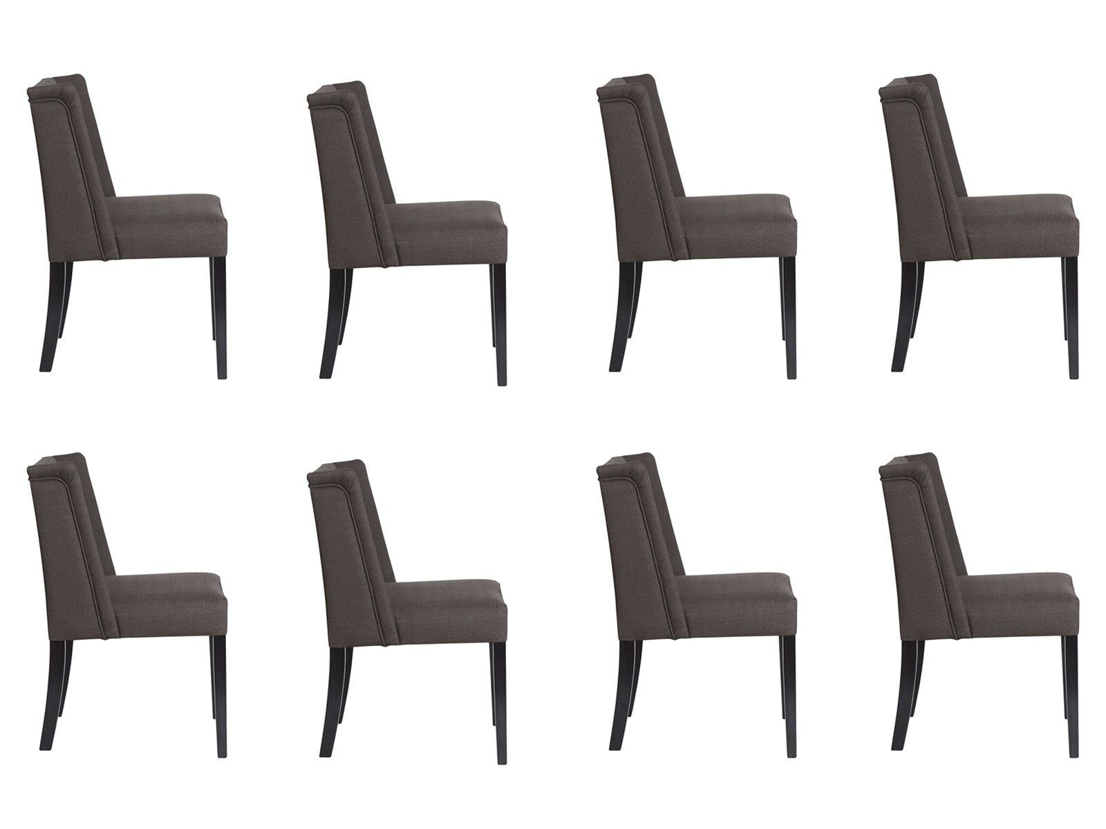 Jvmoebel Stuhl 8x Stühle Stuhl Polster Design Club Sitz Lehn Garnitur