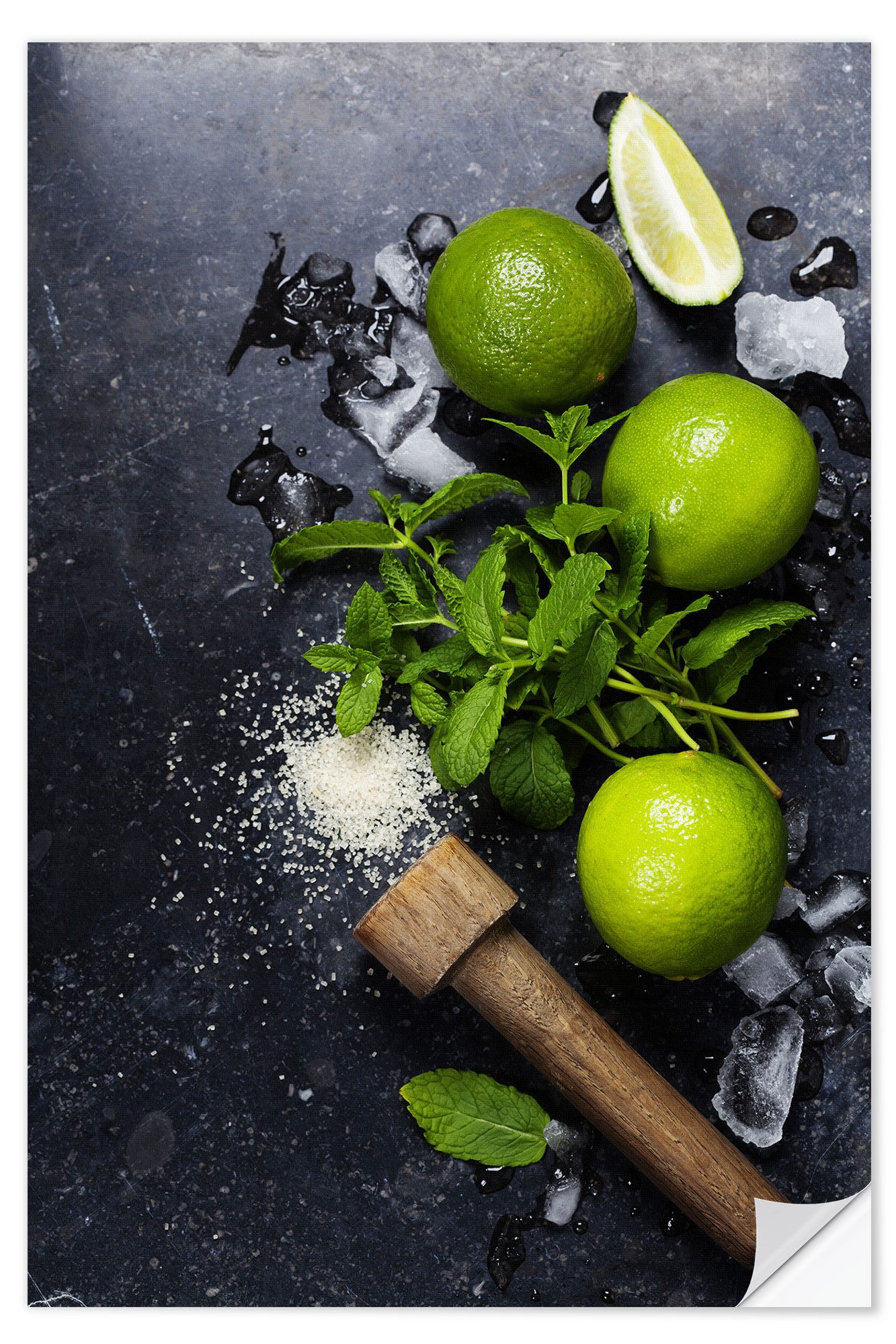 Posterlounge Wandfolie Editors Choice, Mojito Zutaten, Bar Fotografie
