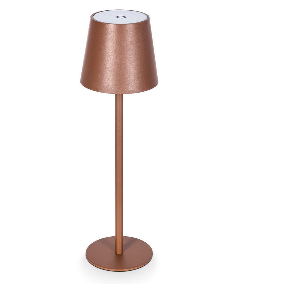 Hofstein Tischleuchte Dimmbare Tischlampe Aus Metallkunststoff In