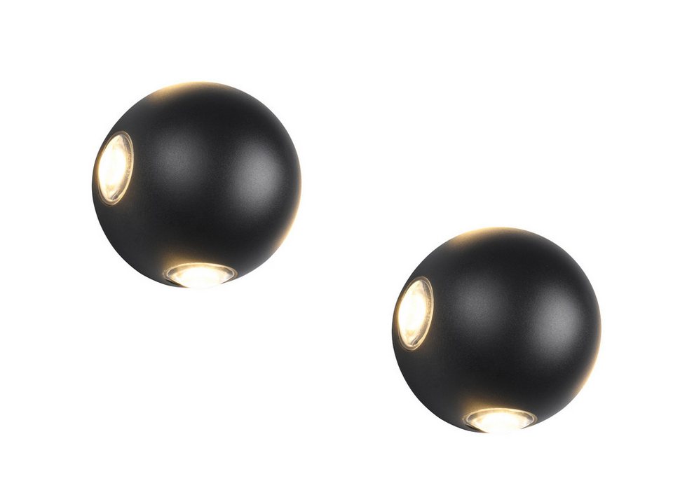 Trio Leuchten Led Außen Wandleuchte Led Fest Integriert Warmweiß 2er