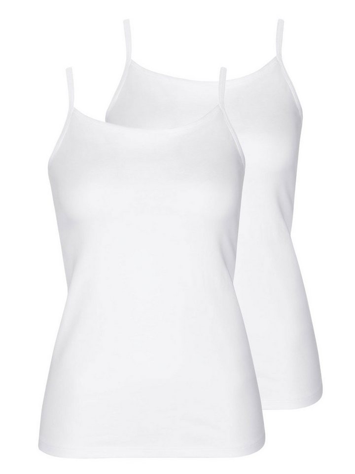 Lisca Achseltop 2er Pack Damen Trägerhemd Kaia Spar Set 2 St