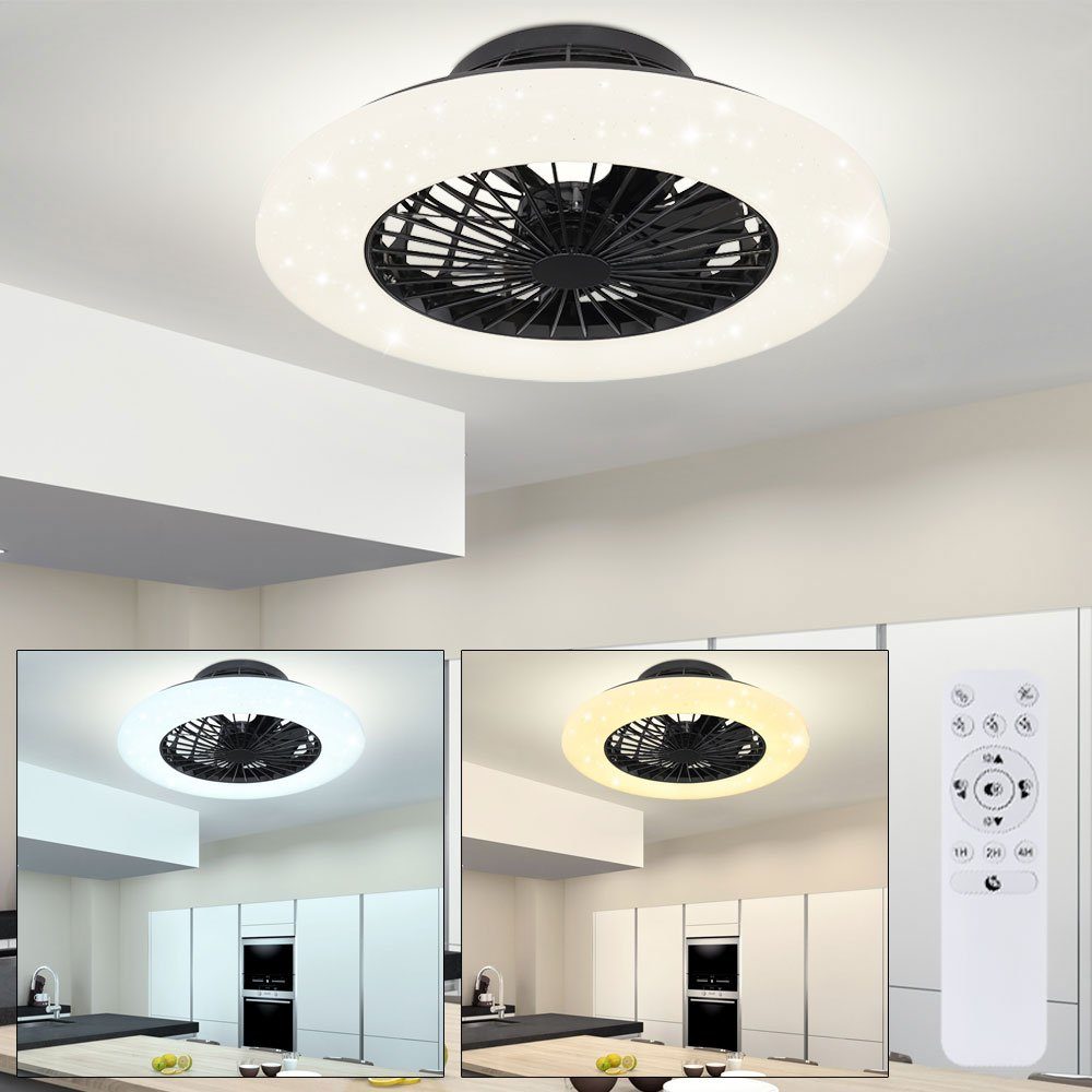 Etc Shop Deckenventilator Deckenventilator Mit Beleuchtung Und