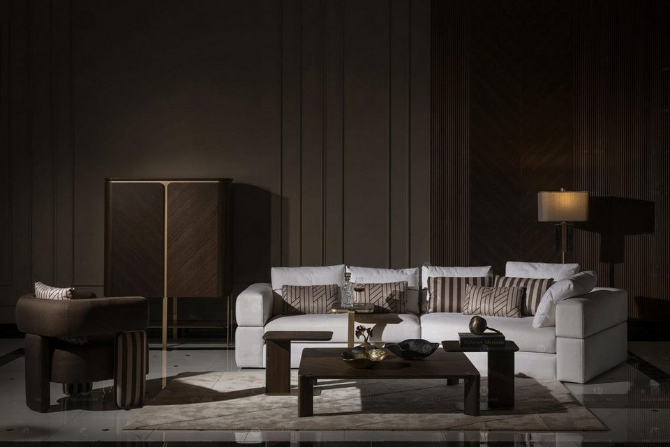 Jvmoebel Wohnzimmer Set Modern Wohnzimmer Garnitur Sofa Sessel Schrank
