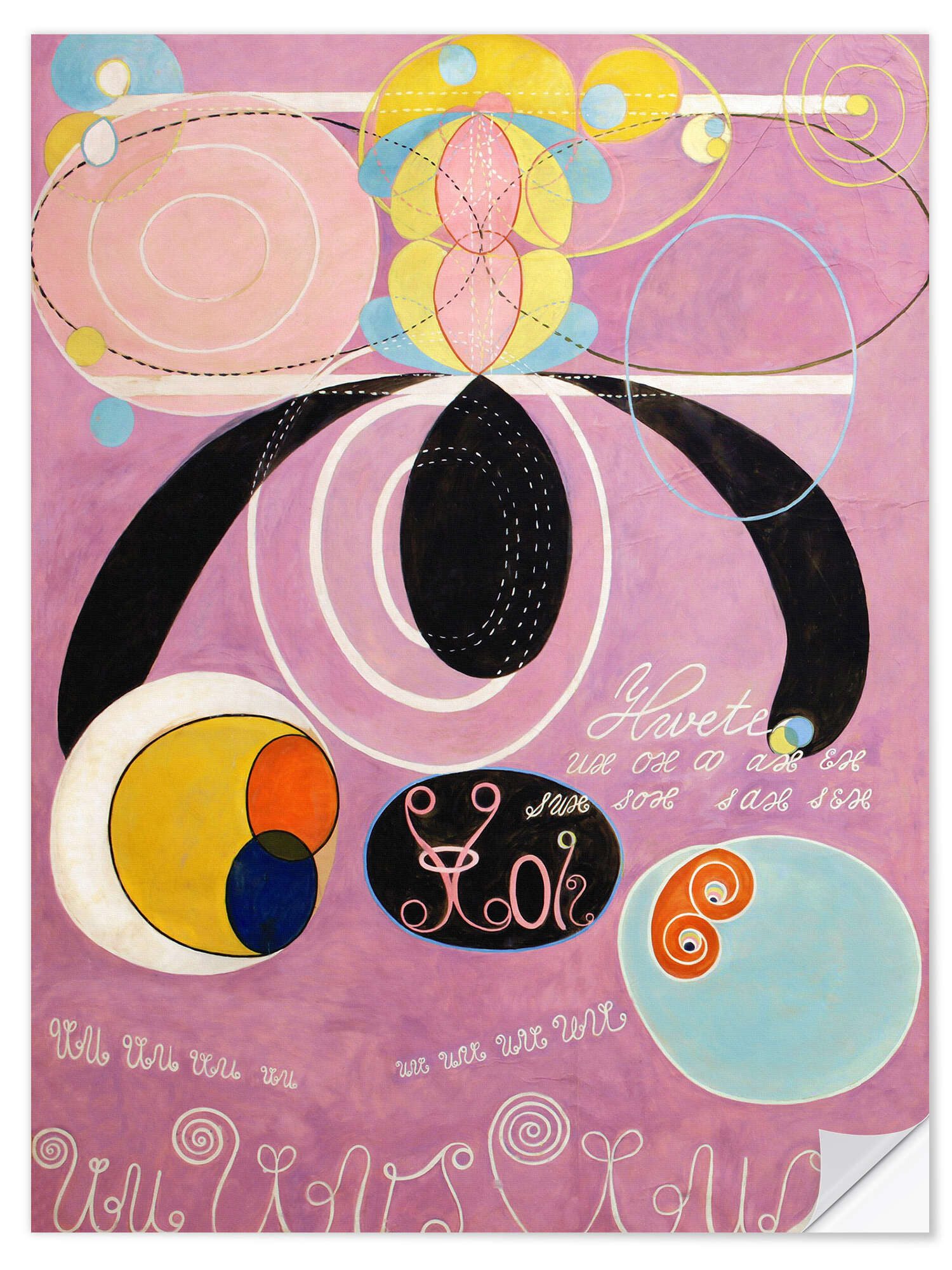 Posterlounge Wandfolie Hilma Af Klint Die Zehn Größten Nr 6