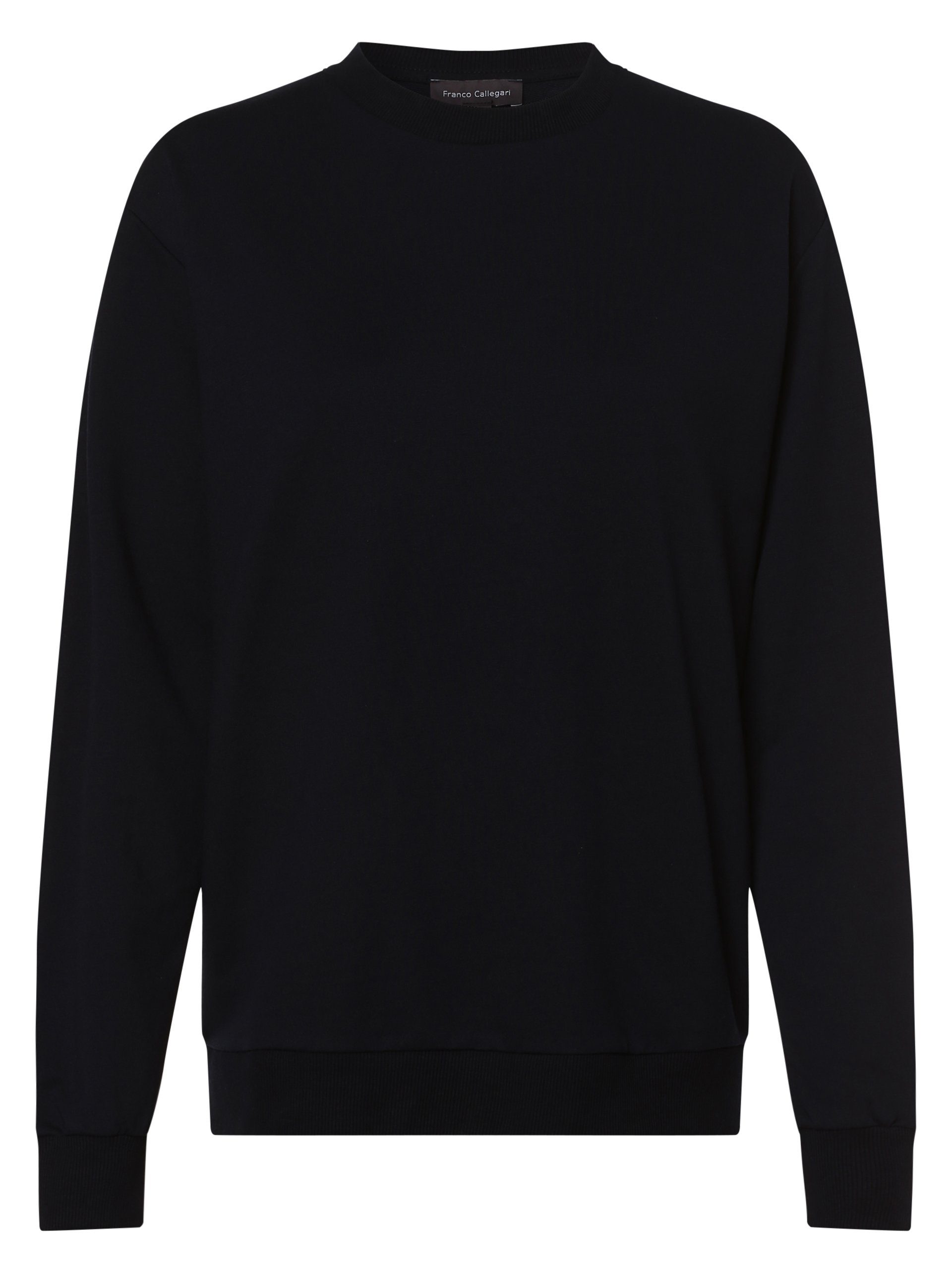 Franco Callegari Sweatshirt, überschnittene Schulterpartie