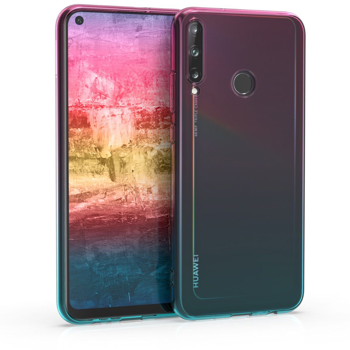 Kwmobile Handyhülle Hülle Für Huawei P40 Lite E Tpu Silikon Handy