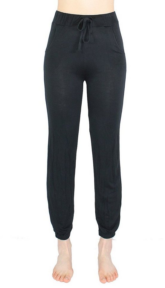 Dy Mode Yogahose High Waist Damen Yoga Hose Haremshose Pluderhose