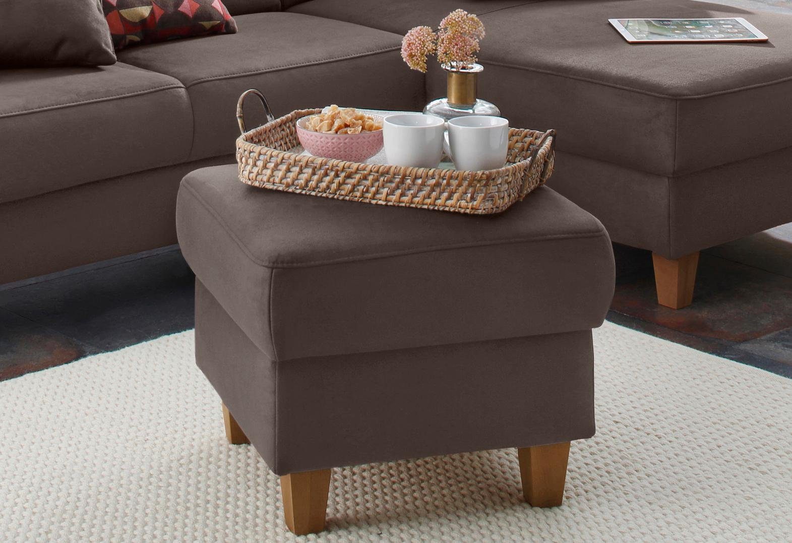 Home Affaire Polsterhocker Palmera Mit Stauraum Passend Zur Serie