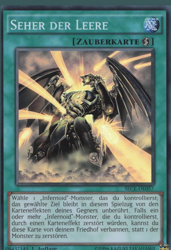 Recollectibles Sammelkarte Yugioh Seher Der Leere V 1 Yu Gi Oh Sece