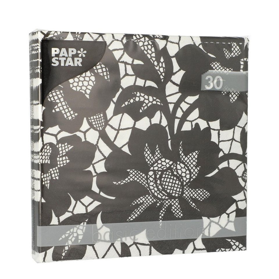 Papstar Papierserviette 30 Servietten 3 Lagig 14 Falz 33 Cm X 33 Cm
