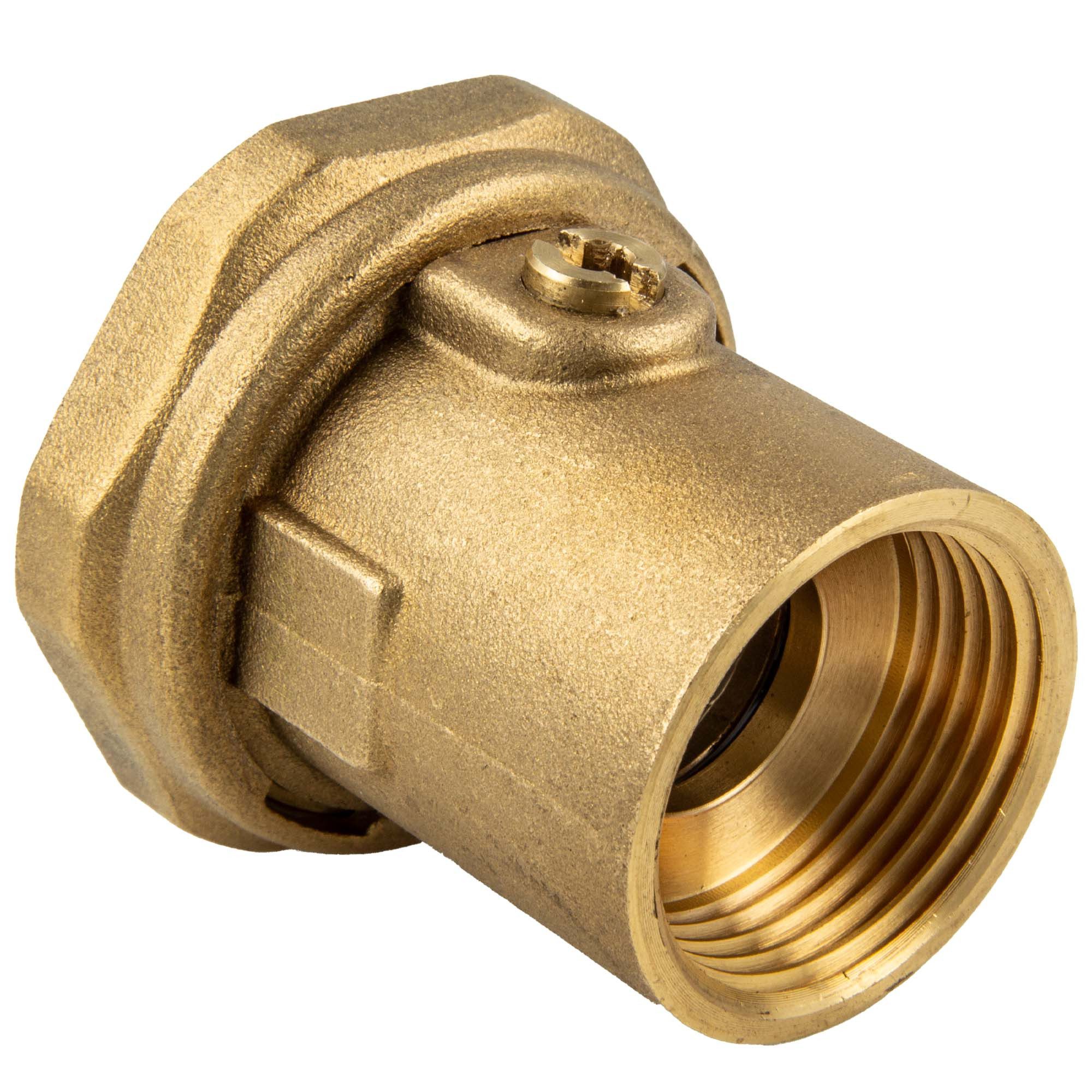 tecuro Kugelhahn PumpenIG Rp 1 Zoll x ÜWM Rp 1 1/2 Zoll, inkl. Dichtung