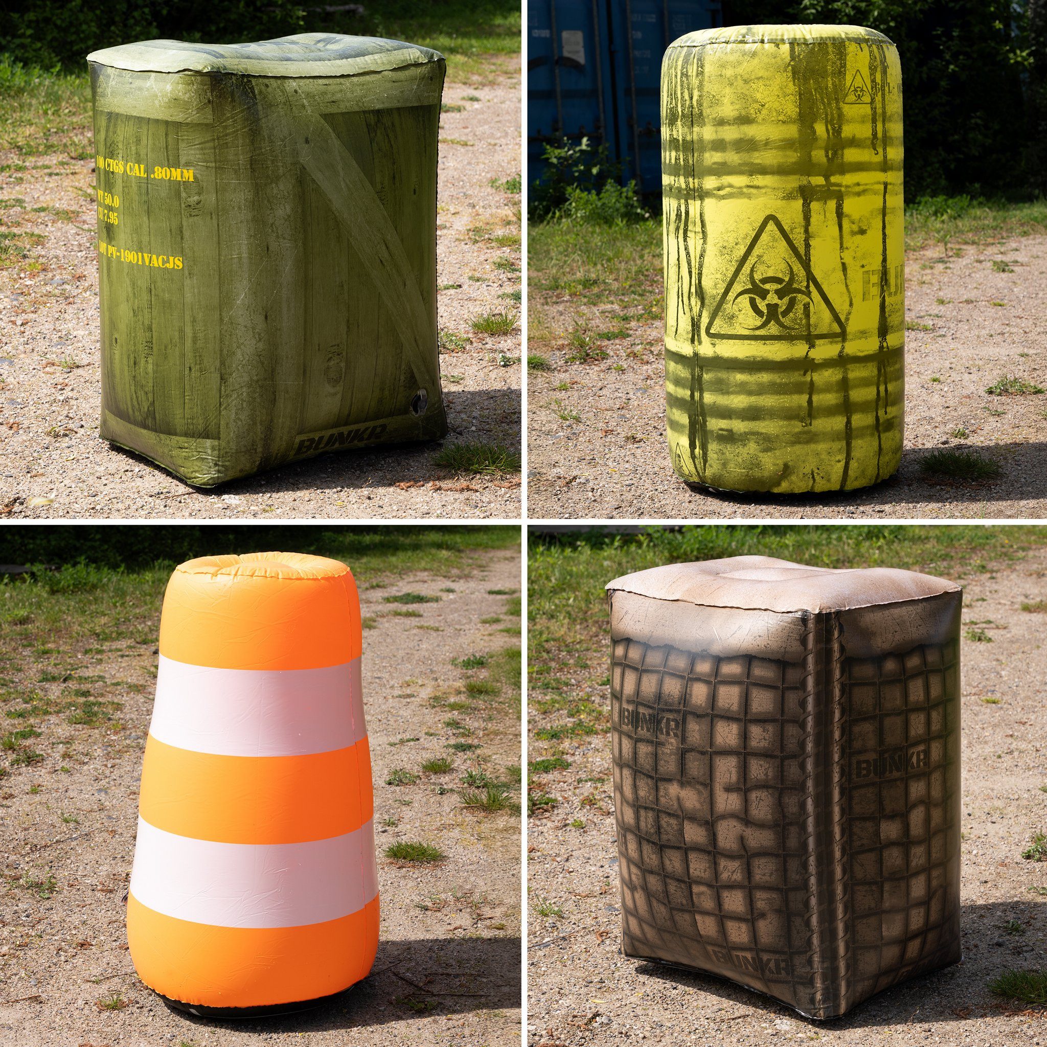 BUNKR Blaster BUNKR Starter Pack mit 4 Hindernissen, BUNKR -Battle ...