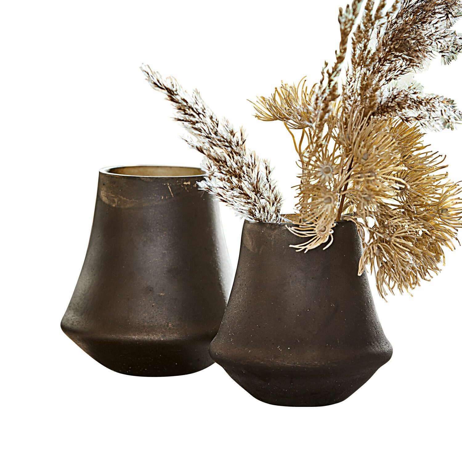 Mirabeau Tischvase Vase 2er Set Réchésy Braun