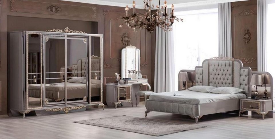 Jvmoebel Schlafzimmer Set Garnitur Doppelbett Schlafzimmer Bett