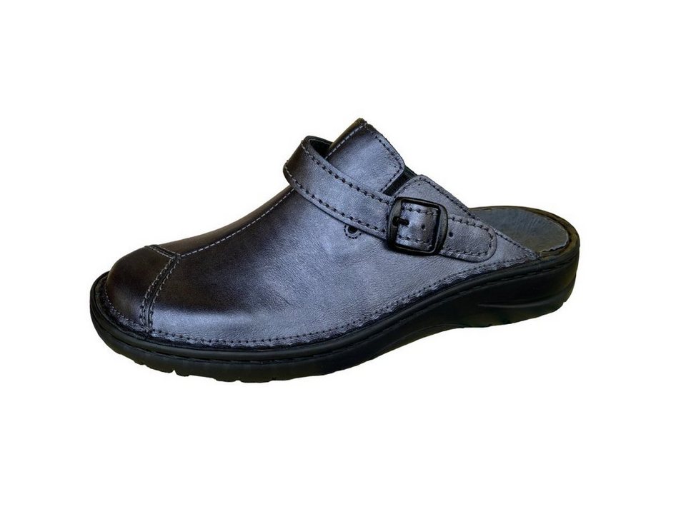 Stuppy Stuppy Damen Clogs 1750 006 027 Perlato Schwarz Silber Clog