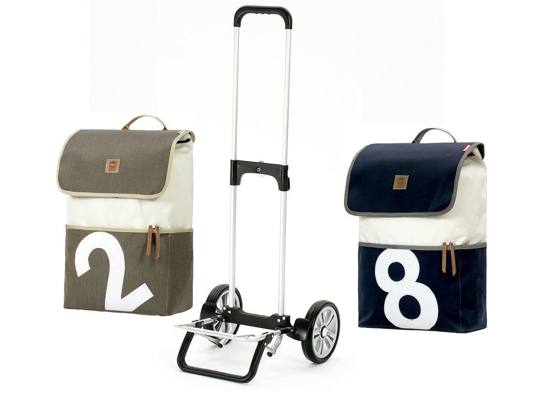 Andersen Einkaufstrolley Alu Star Shopper Mit Tasche 360° Grad In