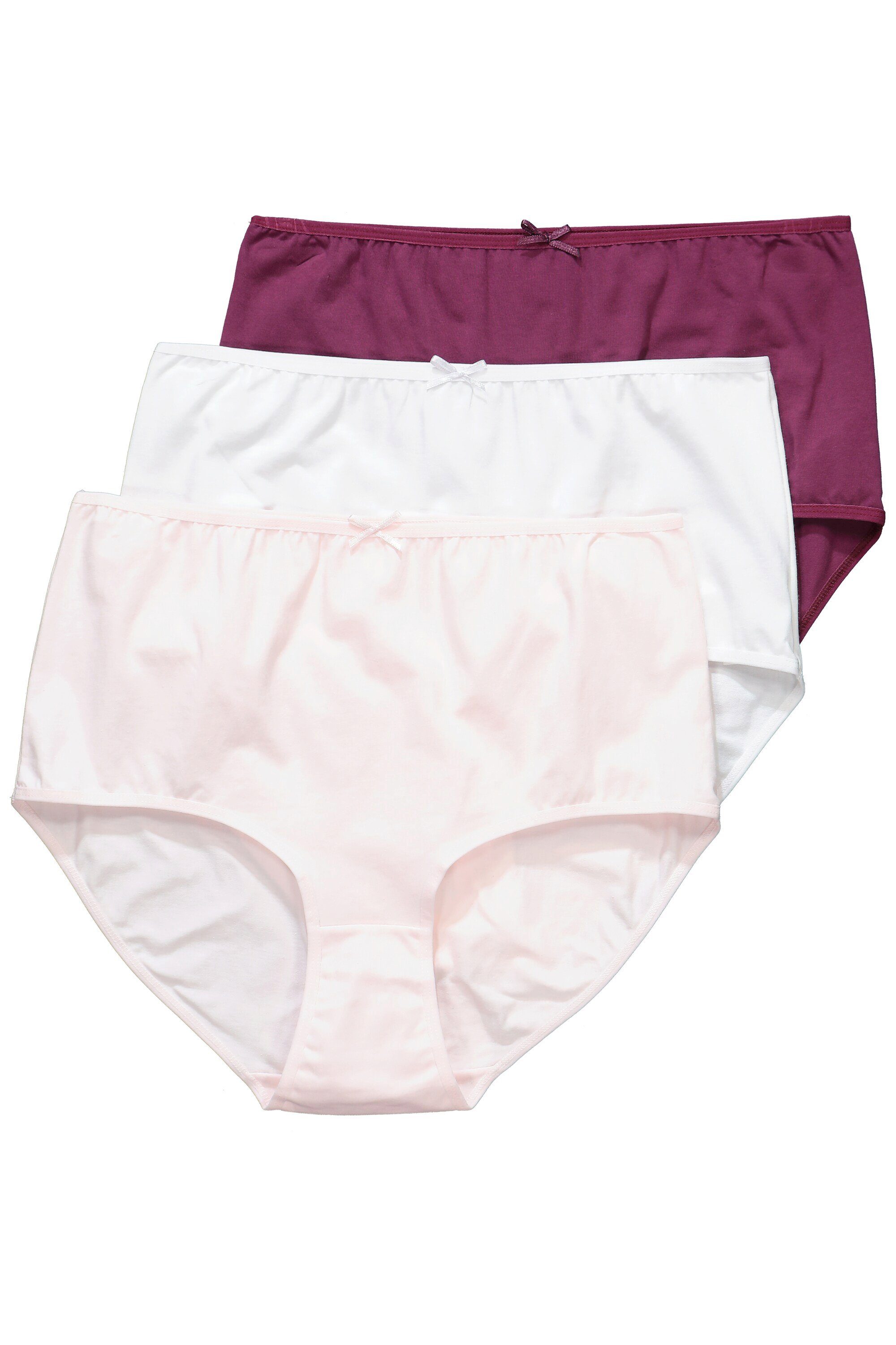 Ulla Popken Slip Taillenslips 3er Pack High Waist 3 St