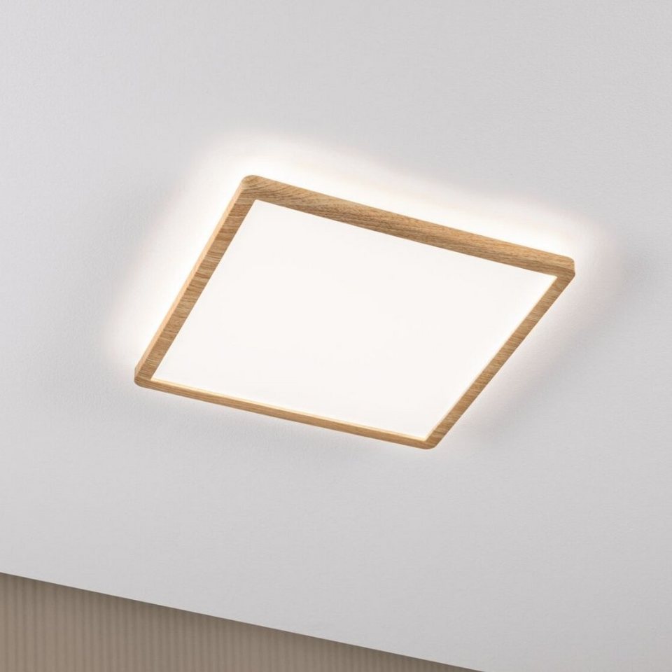 Paulmann Led Panel Atria Shine 22w 4000k 293x293 Eiche Kunststoff Ip44