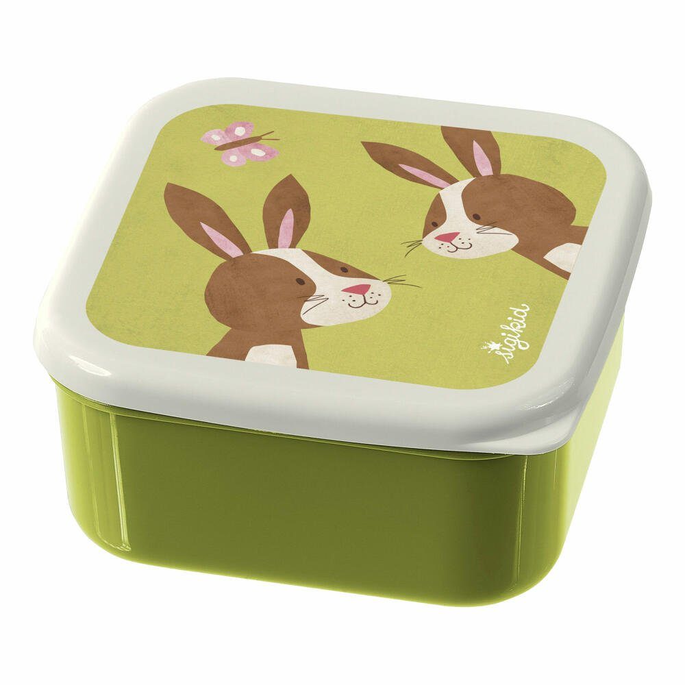 Sigikid Lunchbox Hase 3-tlg., Polyprophylen (PP), (3-tlg), Snackbox