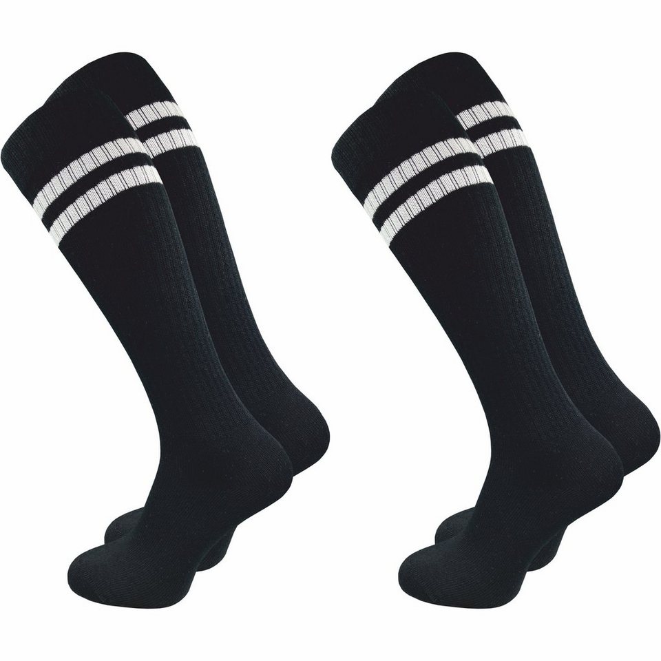 GAWILO Kniestrümpfe Retro für Herren mit stylischen Streifen - weiß ... GAWILO Kniestrümpfe Retro für Herren mit stylischen Streifen - weiß ...
