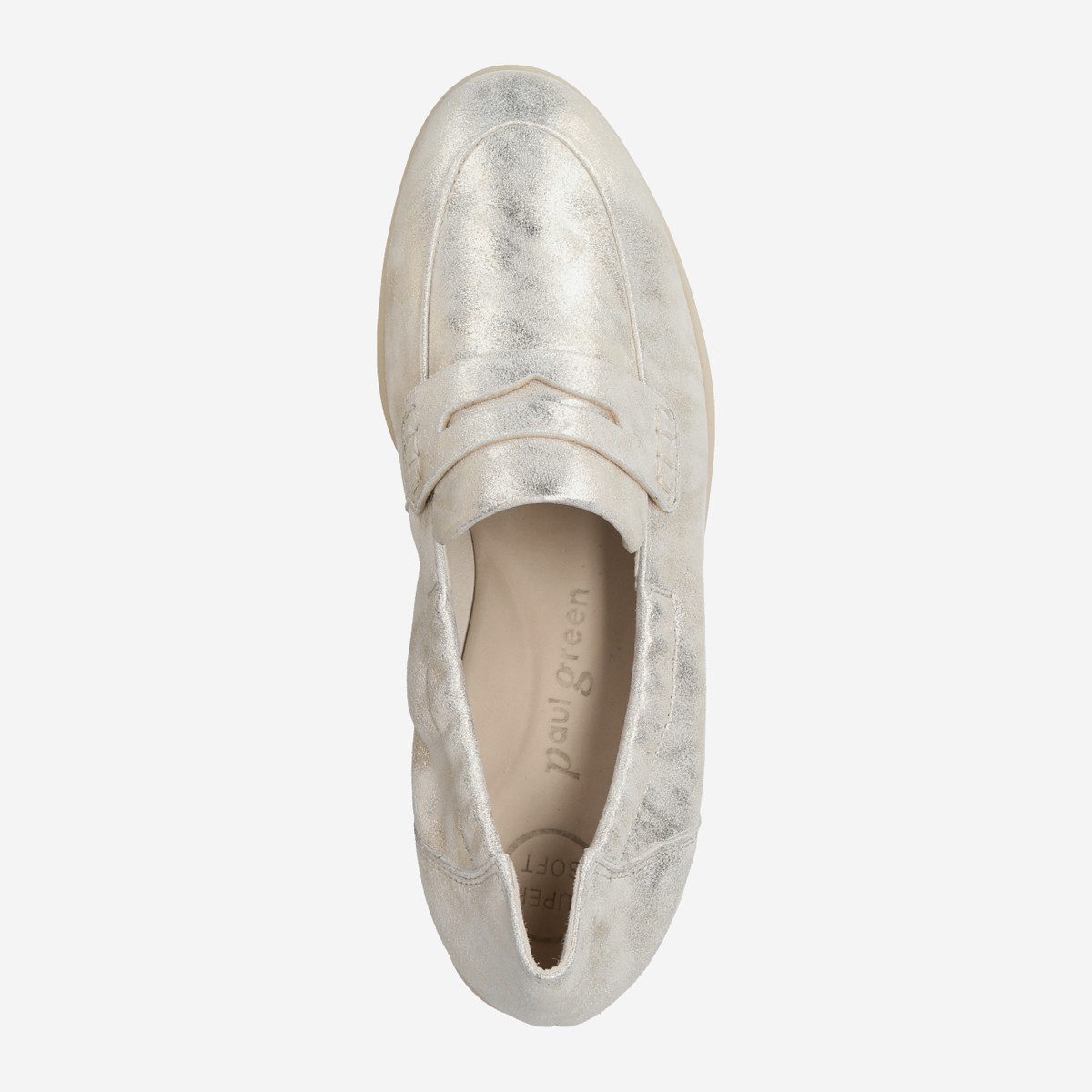 Paul Green Paul Green 1033-033, Slipper & Mokassin in Gold für Damen ...