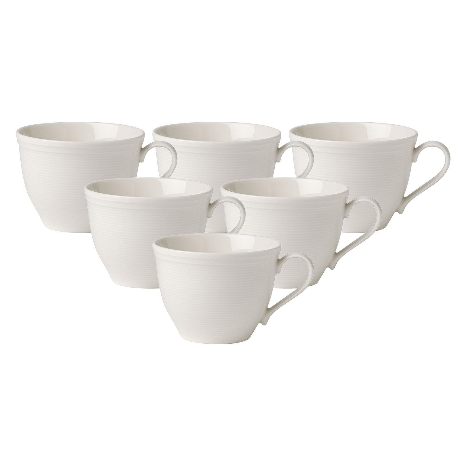 like. by Villeroy & Boch Tasse Color Loop Kaffetassen 250 ml 6er Set, Porzellan
