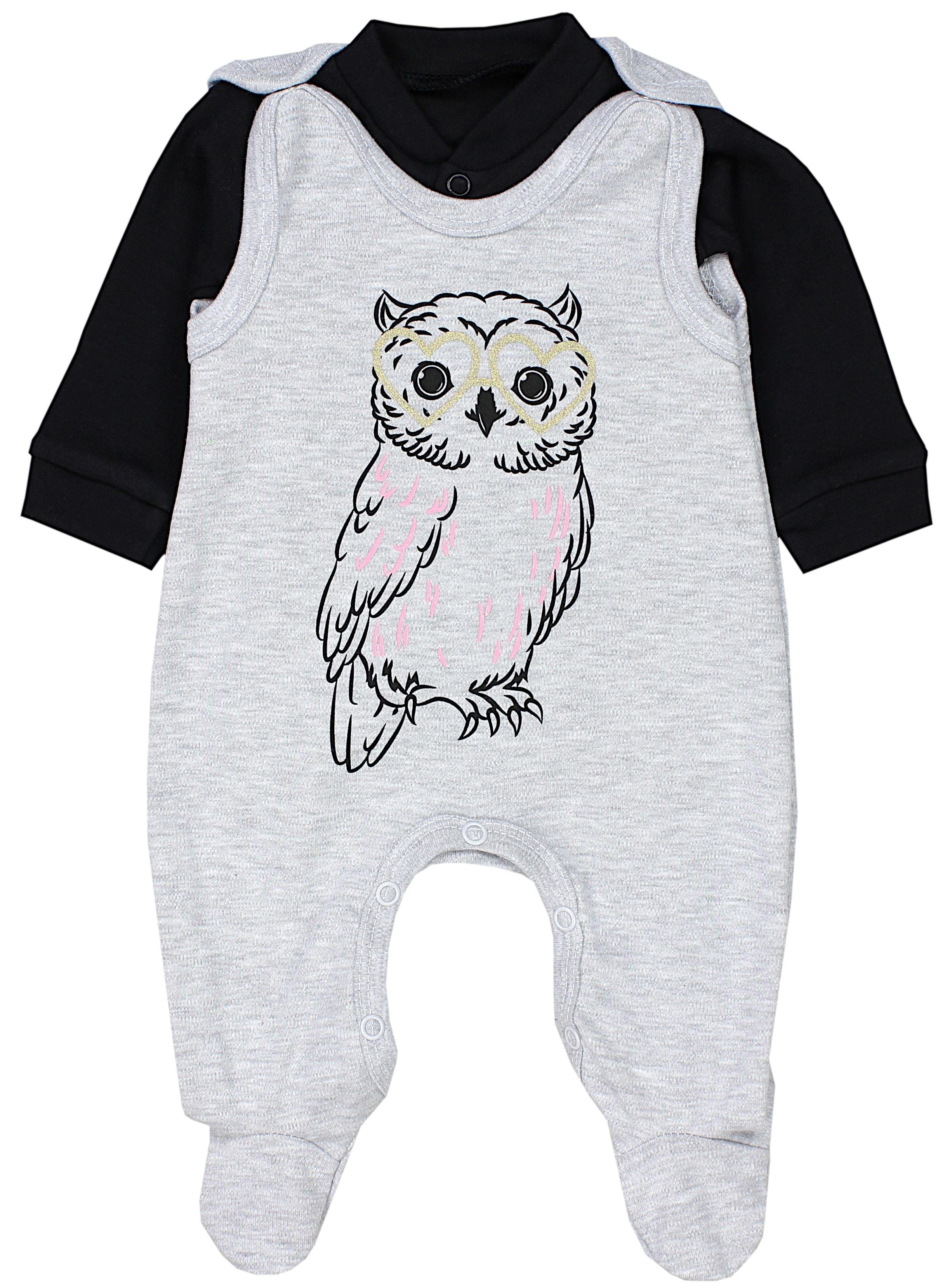 TupTam Strampler TupTam Baby Mädchen Jungen Strampler mit Langarmshirt ...