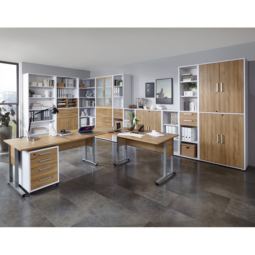 Lomadox Büromöbel Set Columbus 10 Spar Set 21 Tlg Aktenschrank