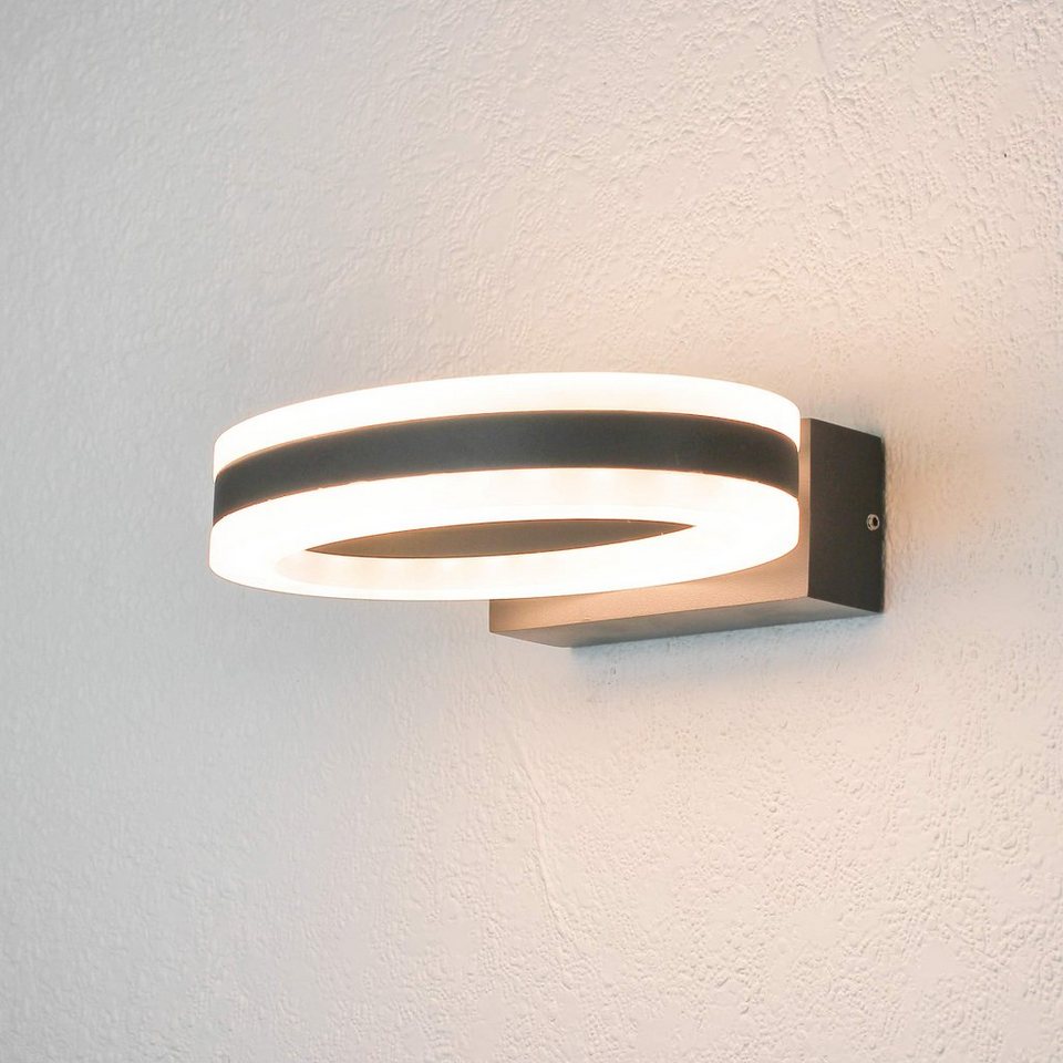 Licht Erlebnisse Außen Wandleuchte Sample Led Fest Integriert Led
