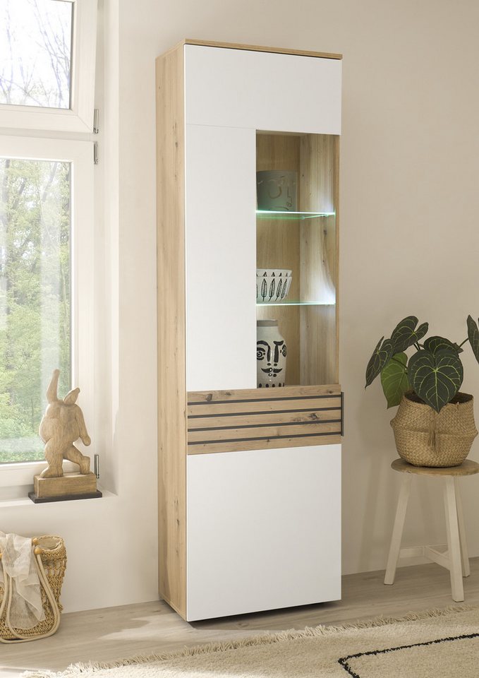 Hbz Vitrine Bz 5110 1 St Mit Led Beleuchtung Vitrinenschrank