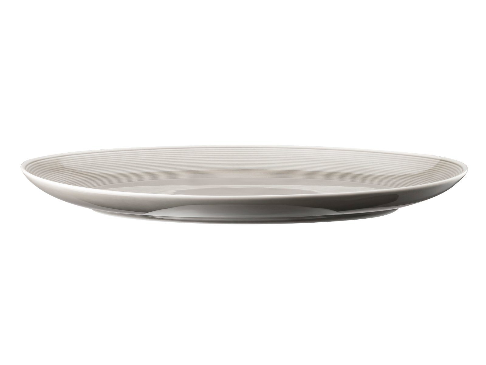 Thomas Porzellan Servierplatte Loft by Rosenthal Colour - Moon Grey Platte 34 cm, Porzellan ...