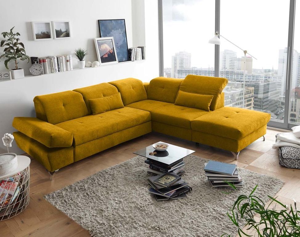 Ed Exciting Design Ecksofa Melfi Ecksofa Polstergarnitur Sofagarnitur