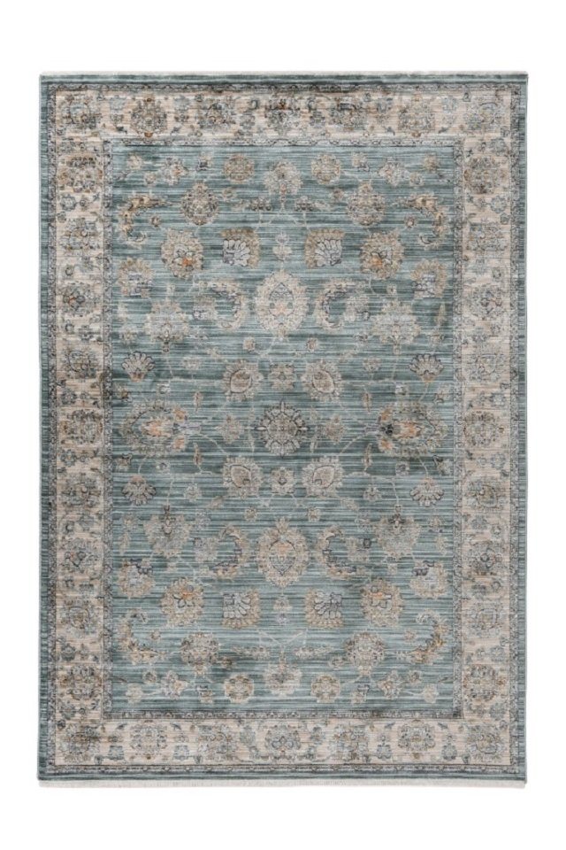 Teppich Teppich Classic Design Grün Lalee Rechteckig Höhe 9 Mm