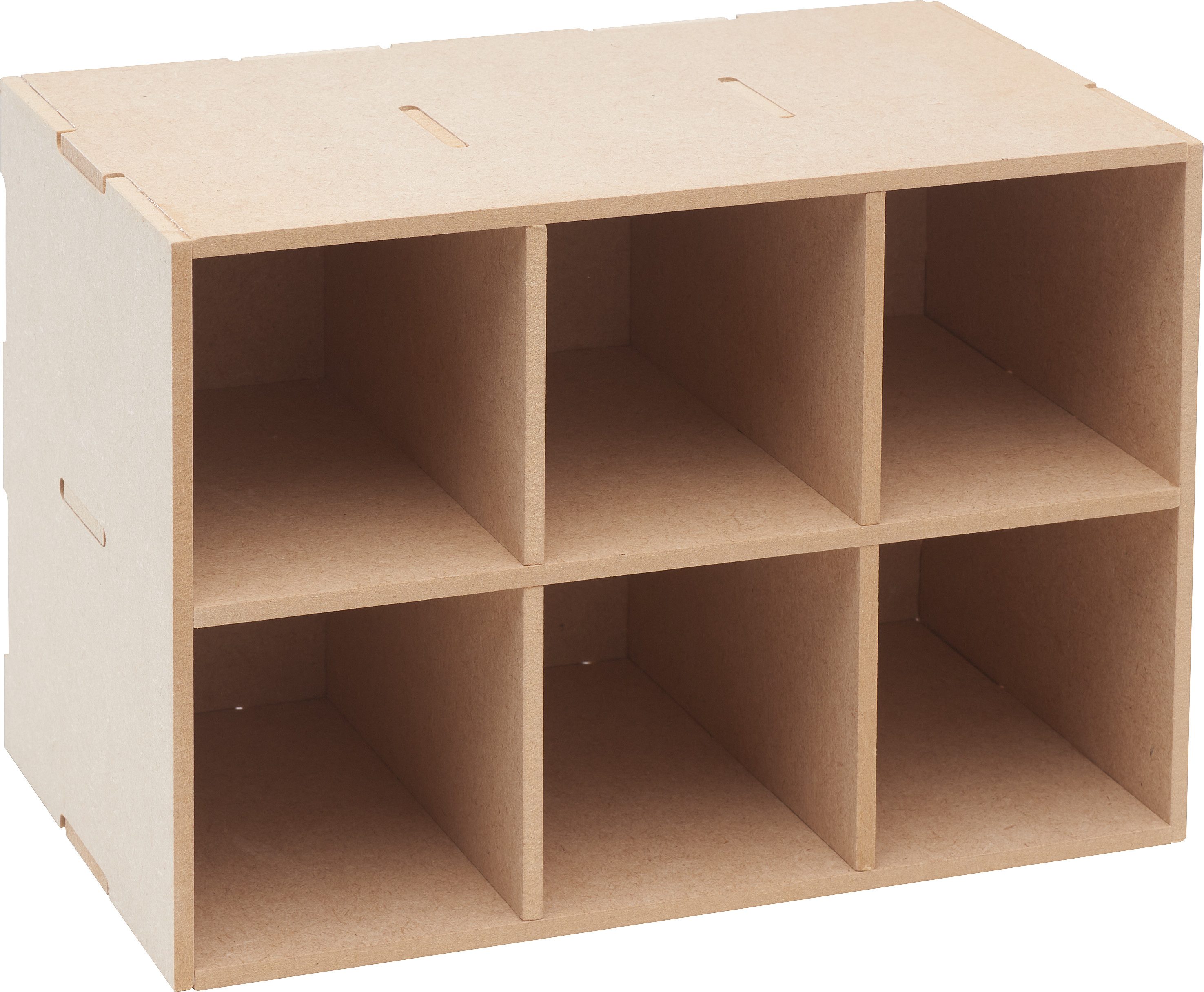 Pronty Crafts Organizer Flexio Regalbox, Unbemalt