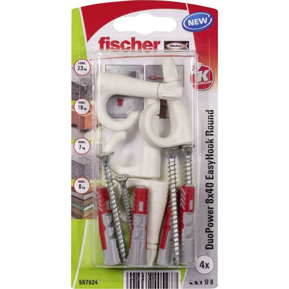 fischer Dübel-Set EasyHook, Hohes Lastniveau aufgrund des ...