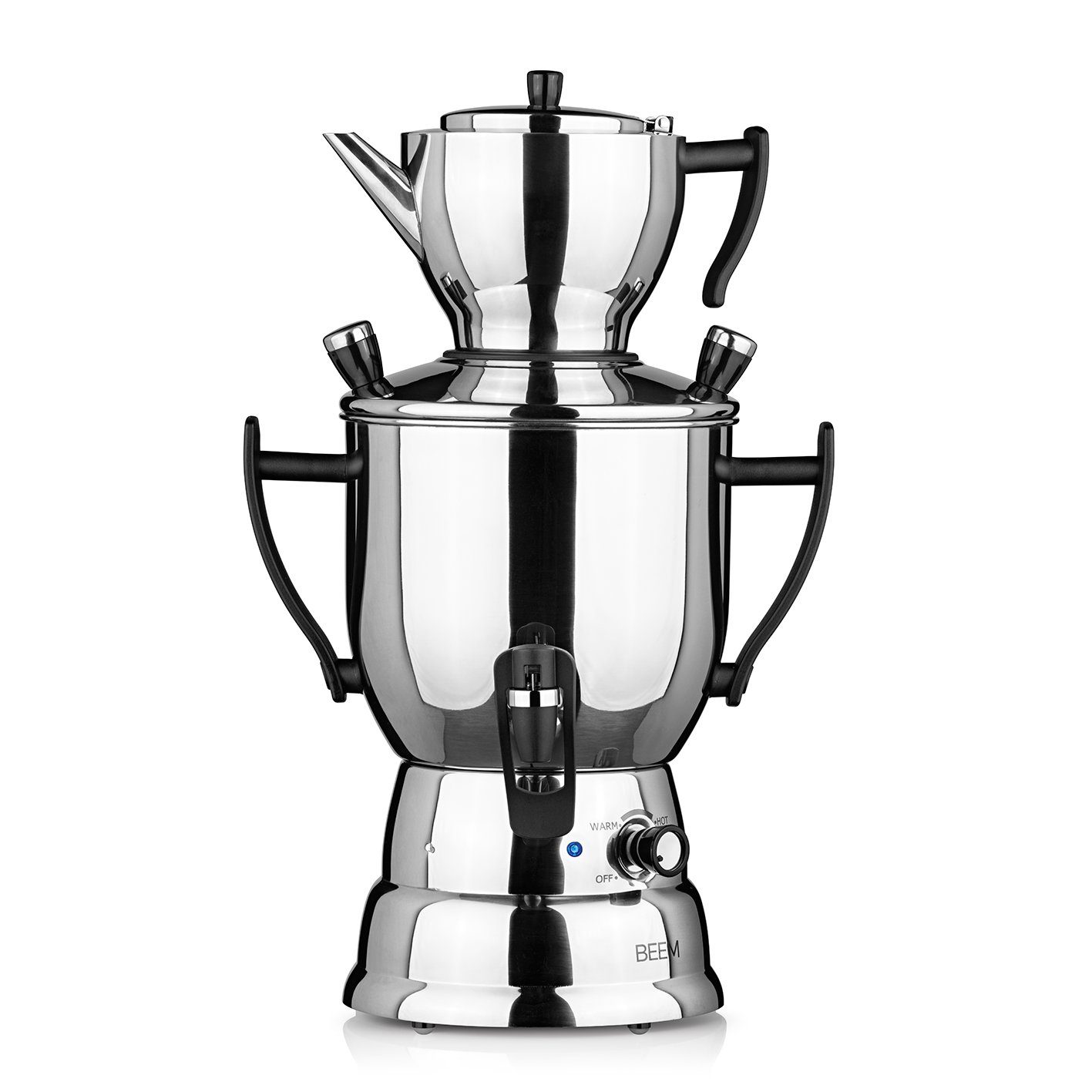 BEEM Samowar TEA-PERFECT 3L Edelstahl, 3 l, 1500,00 W