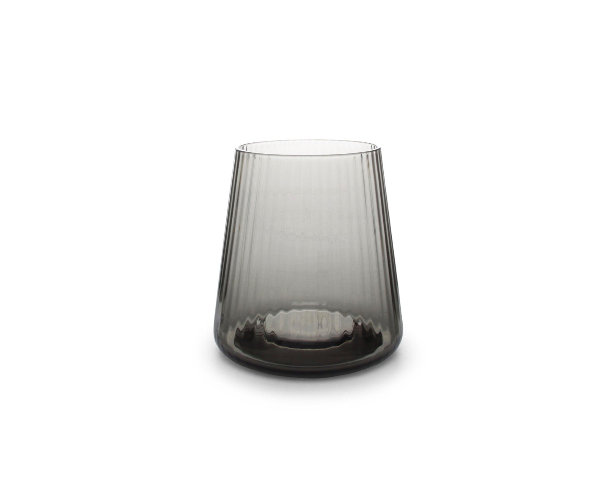 Asphald Glas 4x Dessertgläser Grey Line 410cc Trinkgläser Wassergläser