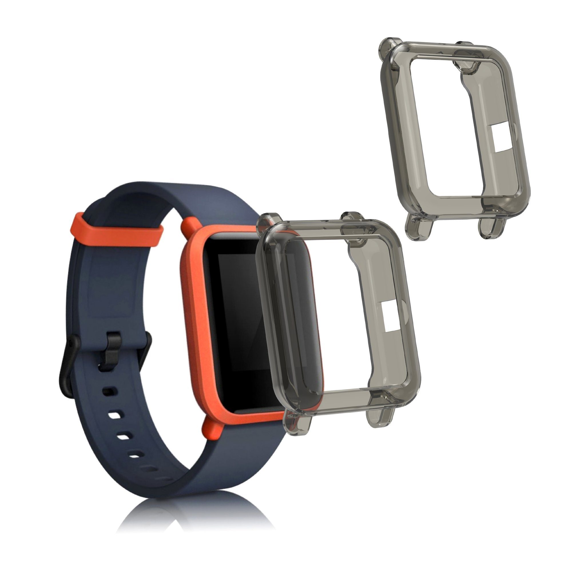 Kwmobile Smartwatch Hülle 2x Schutzhülle Für Huami Amazfit Bip S Bip