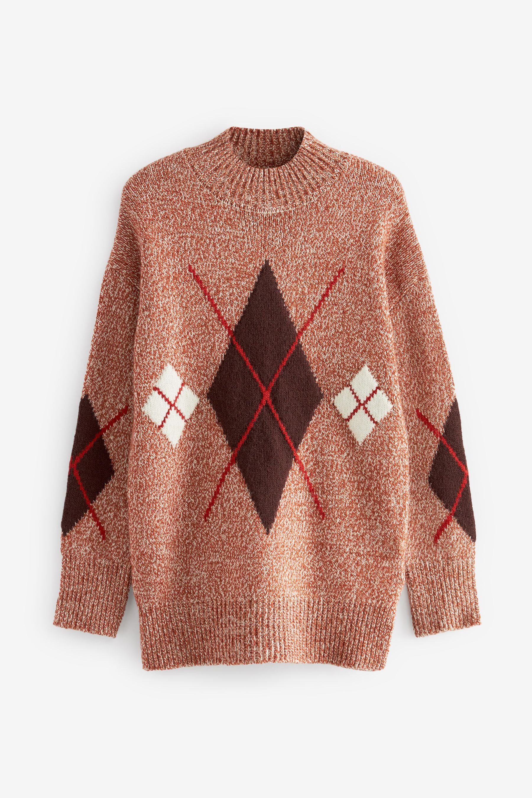 Next Stehkragenpullover Hochgeschlossener Longpullover 1 Tlg Pulli