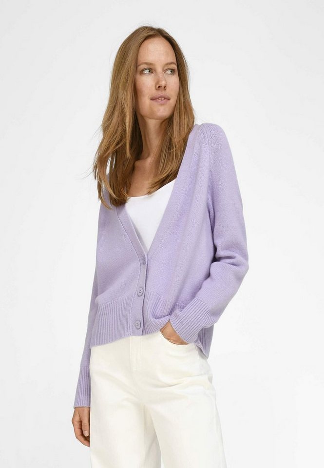 Include Strickjacke New Wool Ton In Ton Nähte Strickjacke Von Include