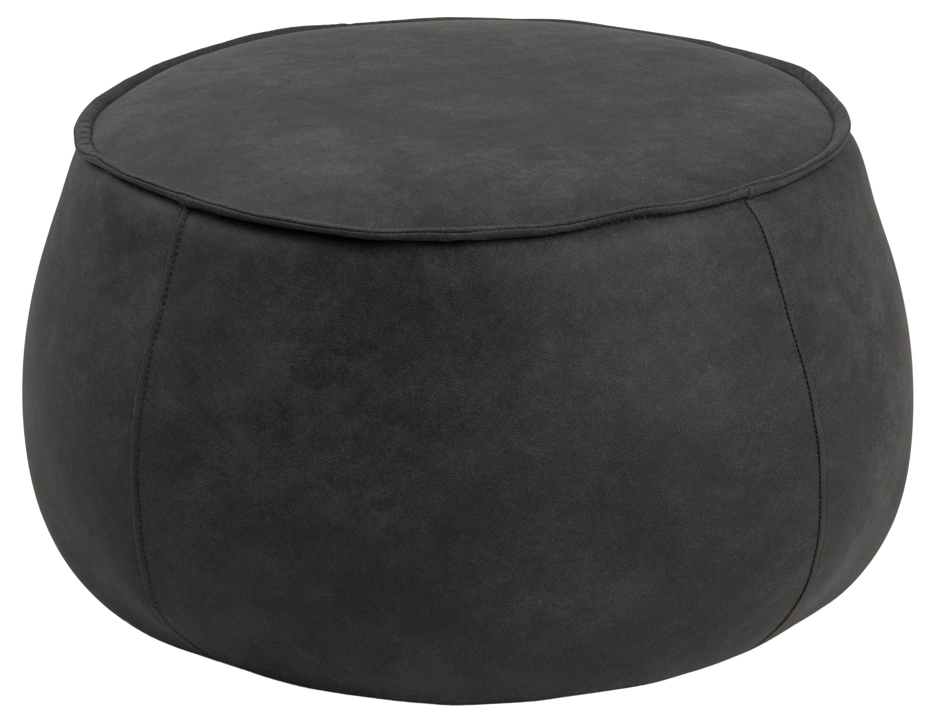ebuy24 Pouf Mollar Hocker, Pouf P1 Ø60 cm grau.