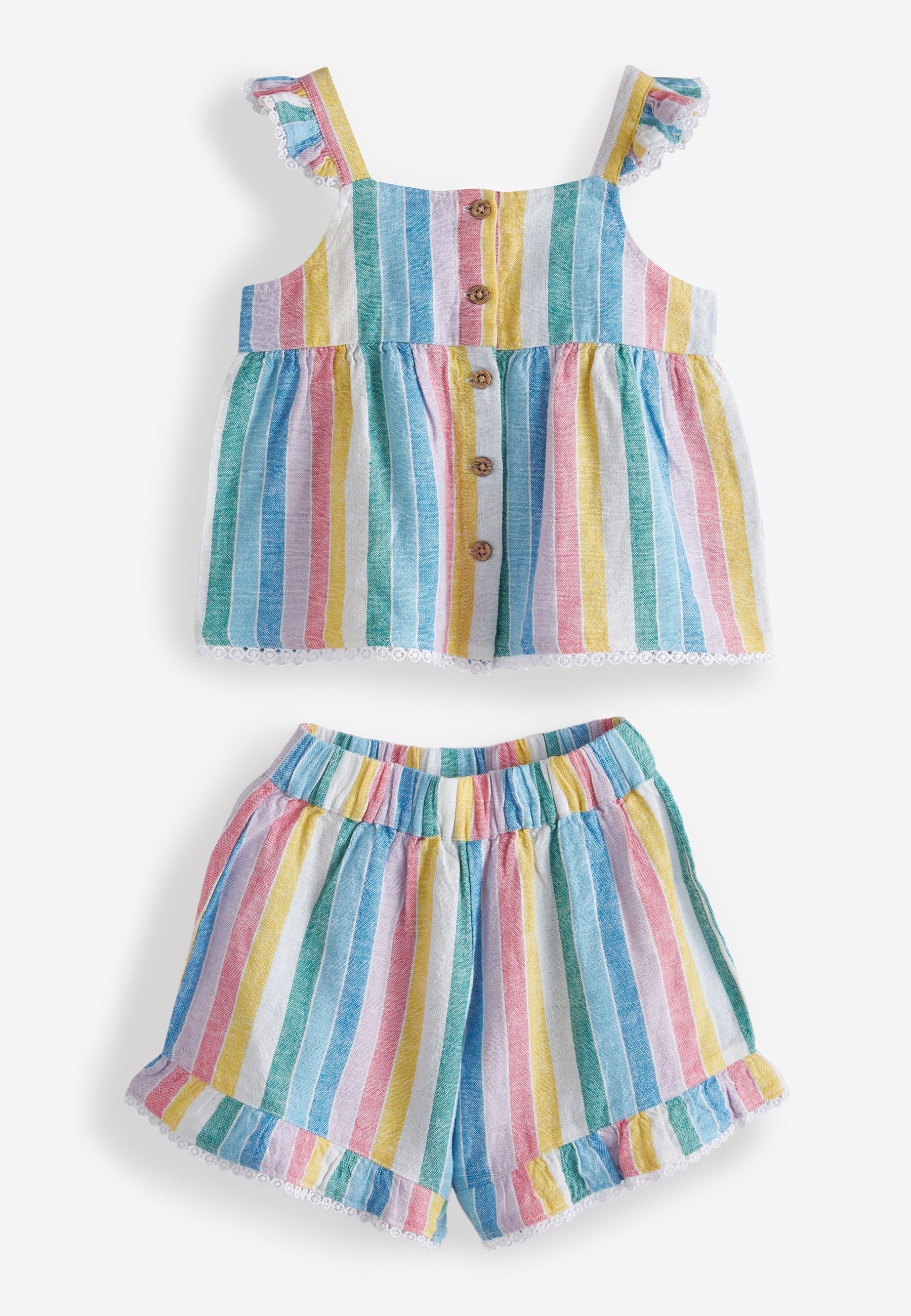 Next Top And Shorts Gestreiftes Oberteil Und Shorts Im Set 2 Tlg