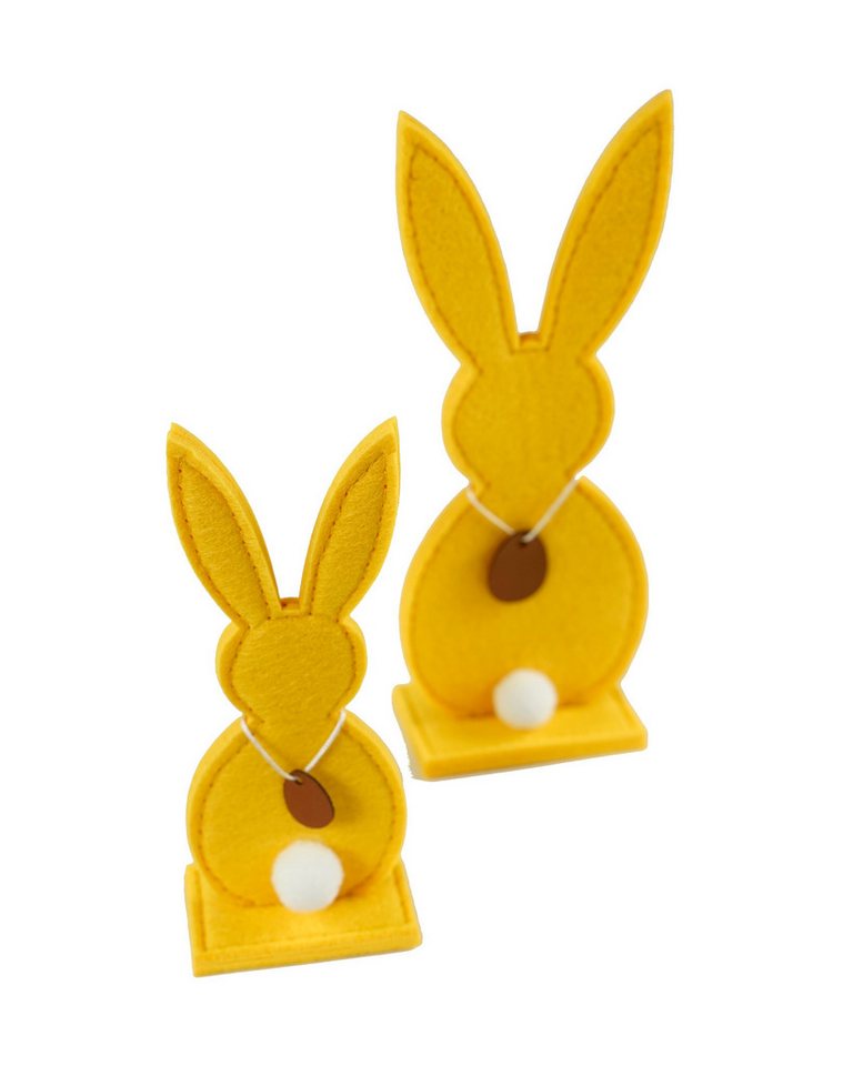Fuchs Versand 247 Osterei Filz Deko Osterhasen 2er Set 15cm 20cm