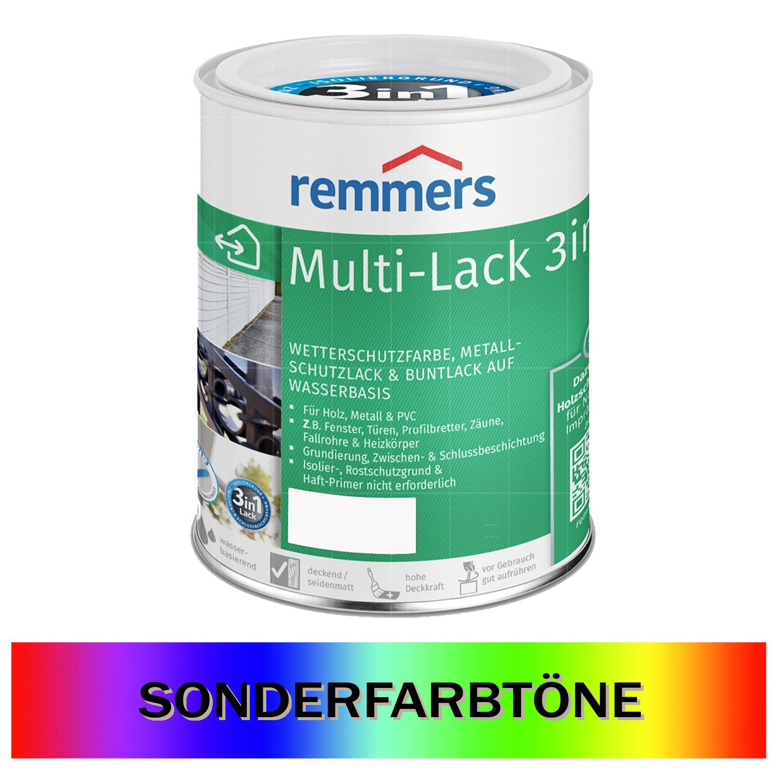Remmers Lack Multi-Lack 3in1 Sonderton 0,75 LTR