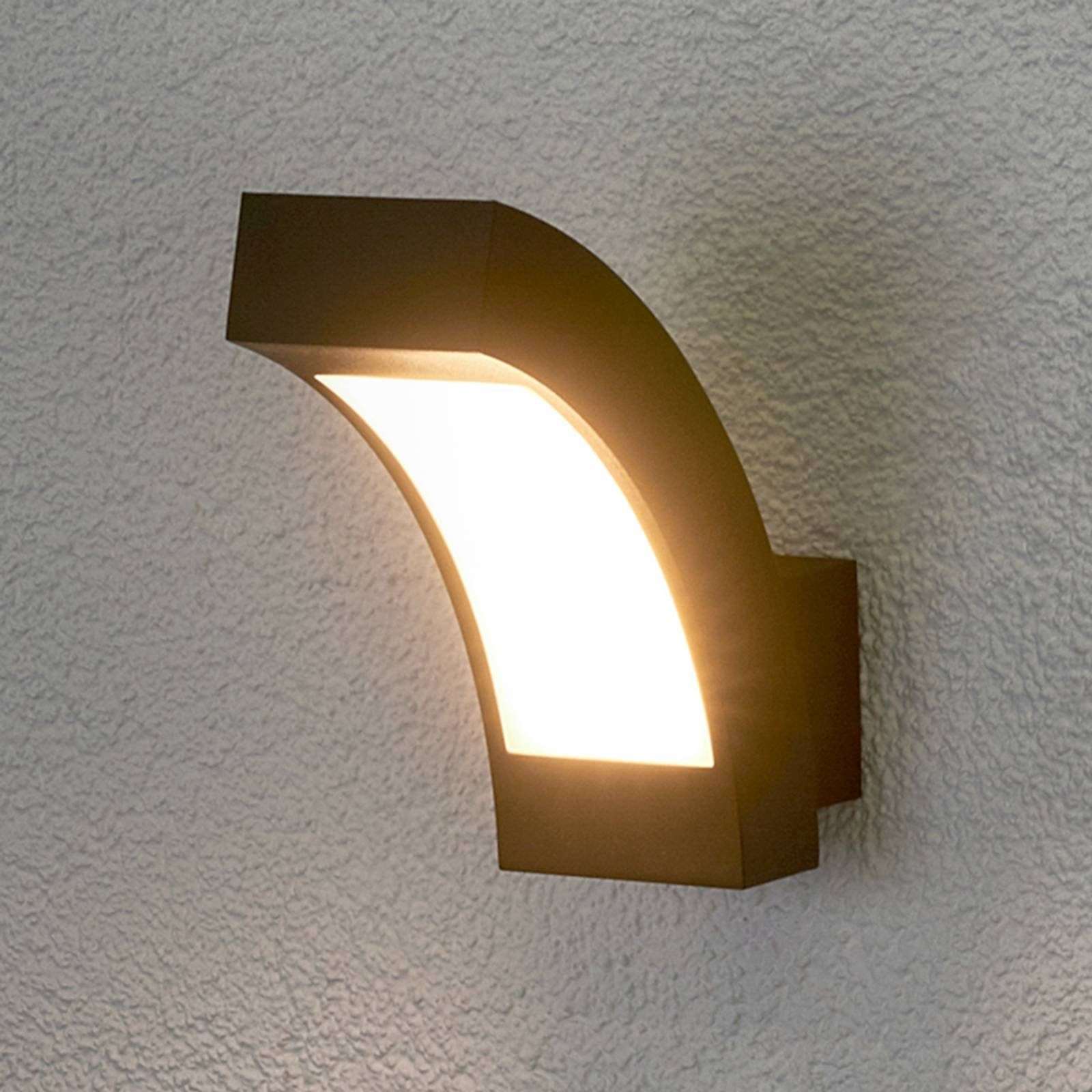 Lucande Led Außen Wandleuchte Lennik Led Lampen Warmweiß Modern