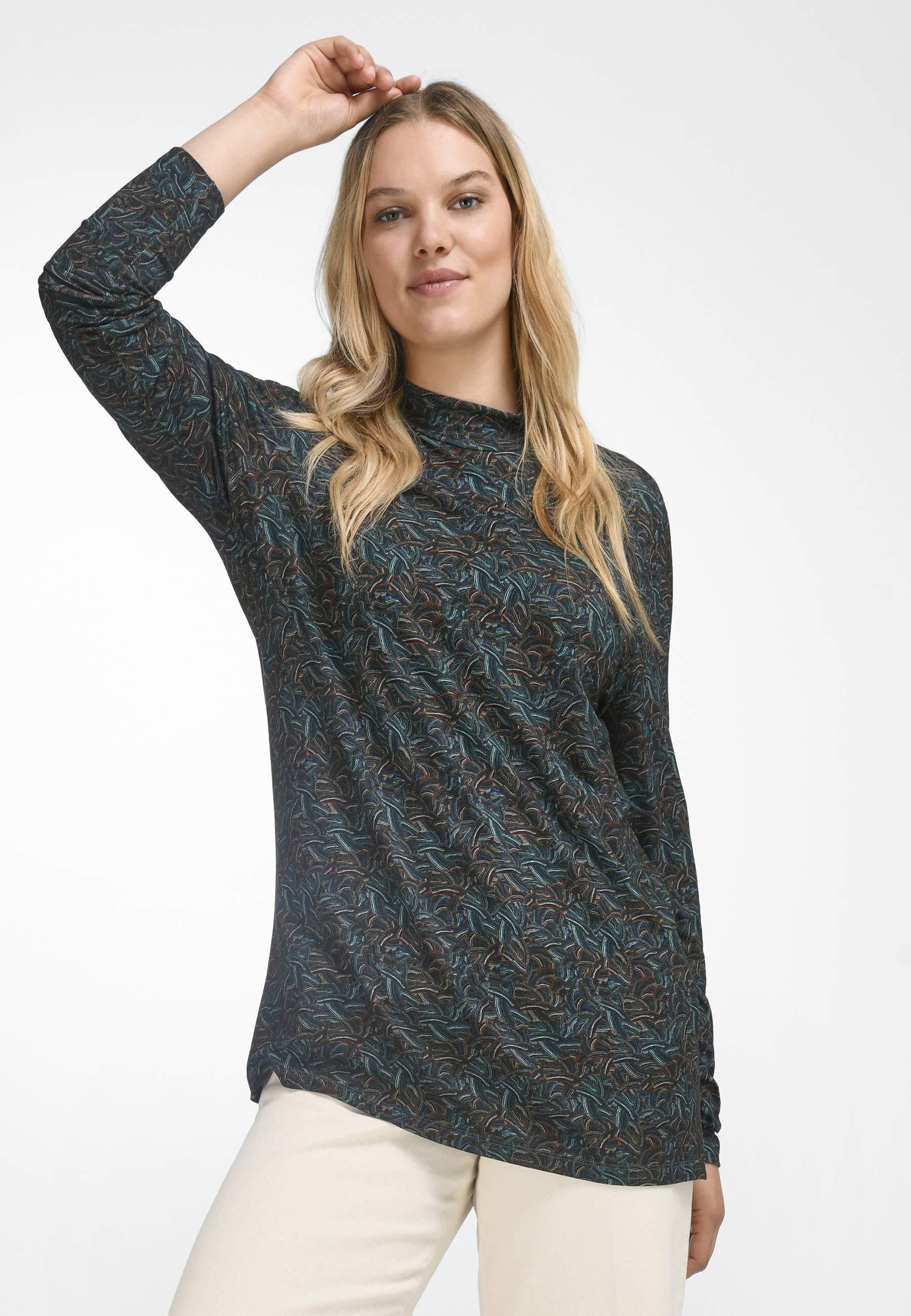 Anna Aura Longsleeve mit All-Over-Muster