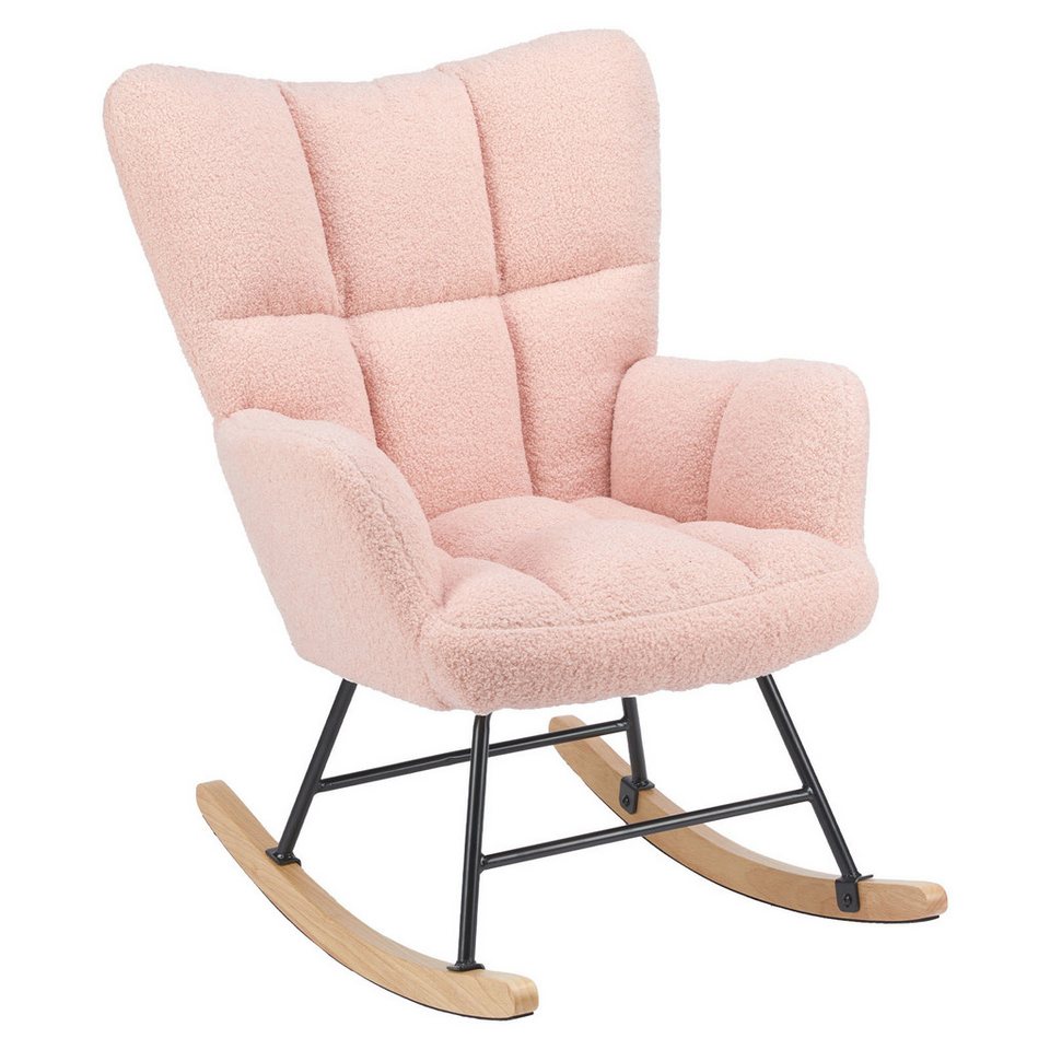 Refined Living Schaukelstuhl Stillsessel Relaxsessel Gleitstuhl 120kg
